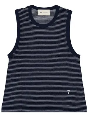 AMI Paris Logo Tank Top