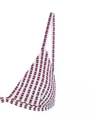 NUNO Coco Checked Bikini Top