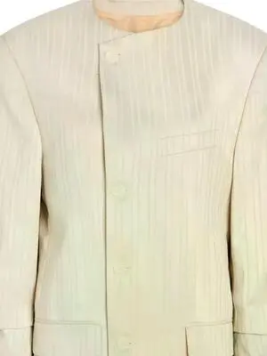 BETTTER Pinstriped Blazer Dress - Neutrals