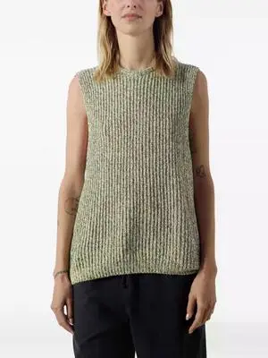 American Vintage Sleeveless Marled Sweater