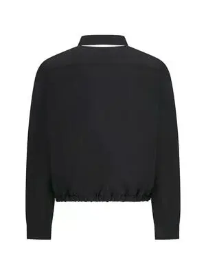 JIL SANDER Elasticated-hem Jacket - Black