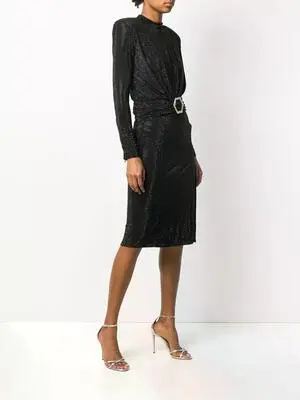 Philipp Plein Crystal Embellished Long Dress