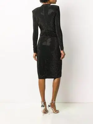 Philipp Plein Crystal Embellished Long Dress