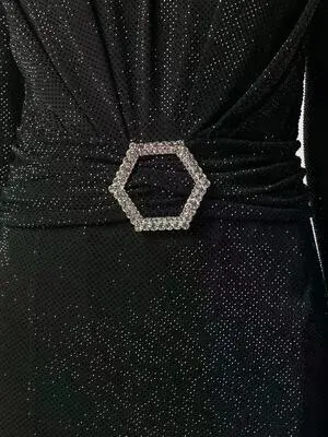 Philipp Plein Crystal Embellished Long Dress