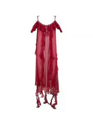 LES FILLES D'EVA Ruffled Top - Red