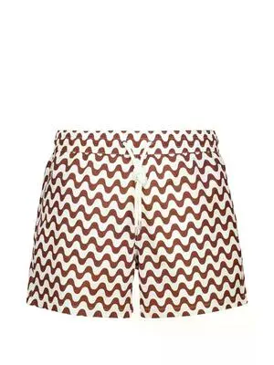Frescobol Carioca Copacabana Swim Shorts - Brown