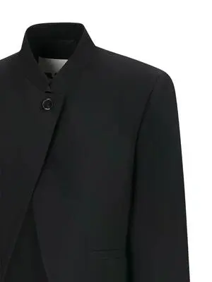 JIL SANDER Mandarin-collar Wool Jacket
