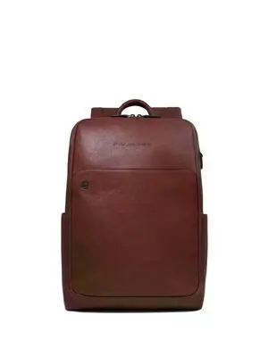 PIQUADRO Leather 14-in Laptop Backpack