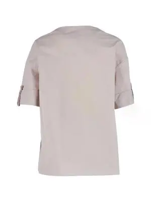 Antonelli Firenze V-neck Blouse - Neutrals