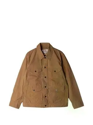 Filson Journeyman Dry-wax Button-up Jacket - Brown