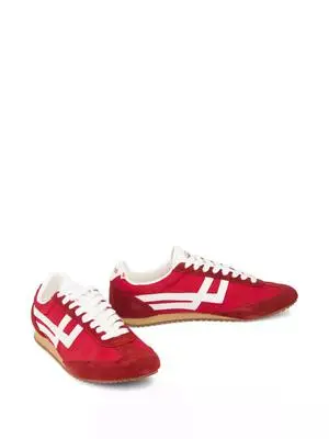 PRO-KEDS 1949 Racer 77 Suede-panelled Sneakers - Red