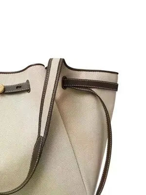 Tory Burch Romy Canvas Tote - Neutrals