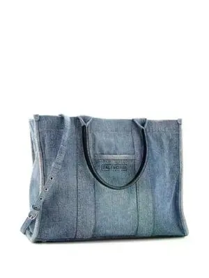 Balenciaga Hardware Denim Tote Small Shoulder Bag