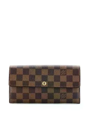 LOUIS VUITTON Sarah Wallet Damier Small Wallets - Brown