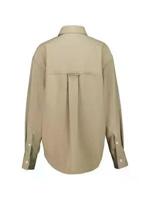 AMI Paris Sharp-collar Wool Shirt