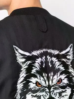 BILLIONAIRE Wolf-print Bomber Jacket
