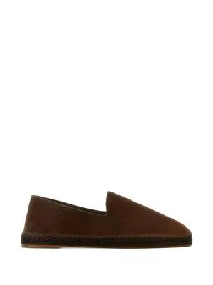 CastaÑer Peter Round-toe Suede Espadrille - Brown