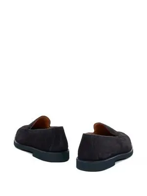 DOUCAL'S Suede Penny Loafers - Blue