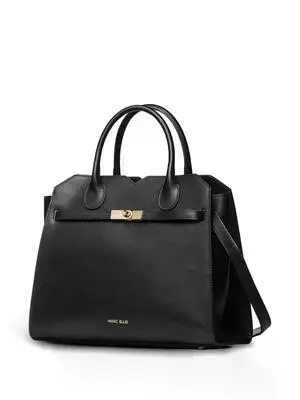 MARC ELLIS Antilia Twist-lock Tote Bag - Black
