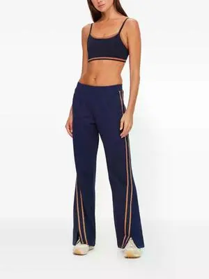 The Upside Toledo Petra Stripe Flared Track Pants - Blue