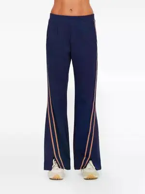 The Upside Toledo Petra Stripe Flared Track Pants - Blue