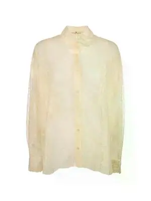 Ermanno Scervino Embroidered Lace Shirt