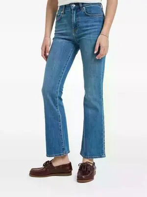 ROY ROGER'S Zadra Stonewashed Flared Jeans