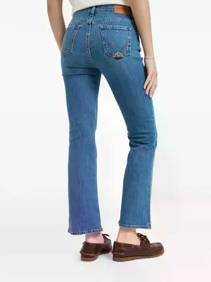 ROY ROGER'S Zadra Stonewashed Flared Jeans