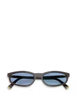 Miu Miu Oval-frame Sunglasses - Black