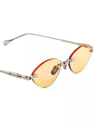KUBORAUM H65 Rimless Cat-eye Sunglasses - Orange