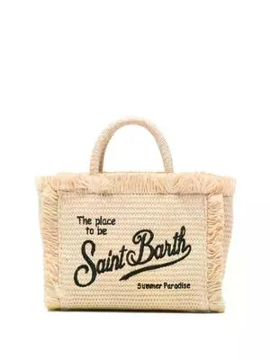 MC2 SAINT BARTH Frayed-detail Mini Bag