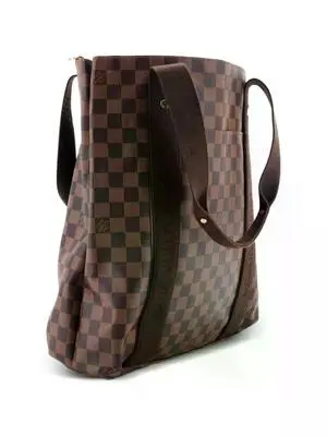 LOUIS VUITTON Cabas Beaubourg Damier Tote Bag - Brown