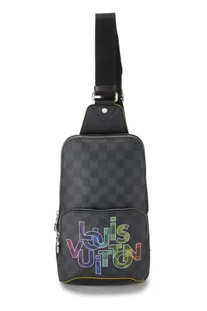 LOUIS VUITTON Damier Graphite Interlinked Avenue Sling