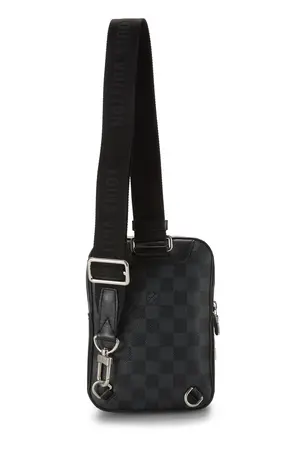LOUIS VUITTON Damier Graphite 3d Amazone Sling - Black