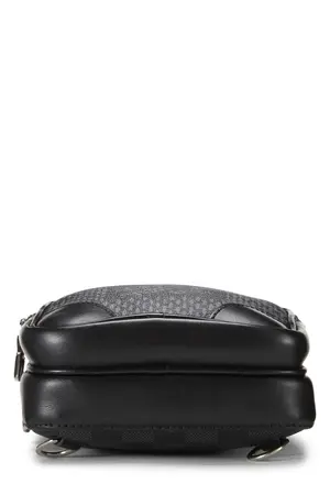 LOUIS VUITTON Damier Graphite 3d Amazone Sling - Black