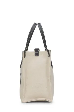 Gucci Canvas Logo Print Tote - Navy