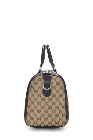 Gucci Original Gg Vintage Web Boston - Purple