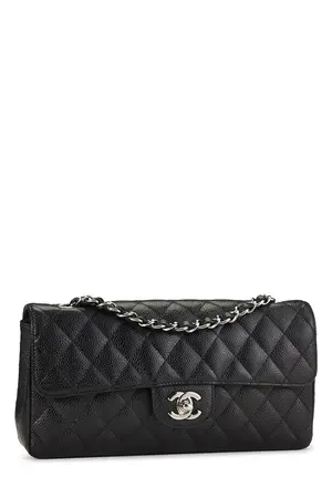 Chanel Caviar East West Flap Bag
