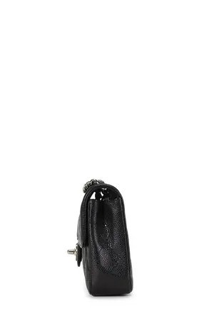 Chanel Caviar East West Flap Bag