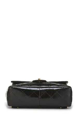 Chanel Quilted Patent Flap Backpack