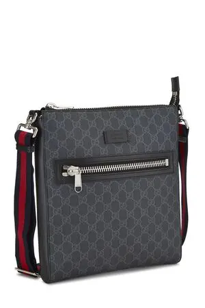 Gucci Gg Supreme Flat Messenger Bag