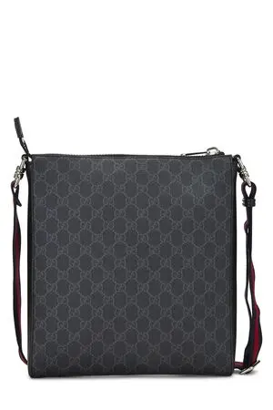 Gucci Gg Supreme Flat Messenger Bag