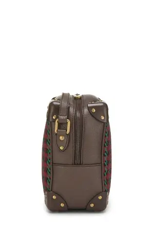 Gucci Wool Interlocking Gg Square Shoulder Bag