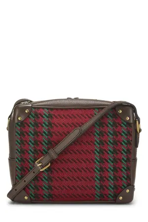 Gucci Wool Interlocking Gg Square Shoulder Bag