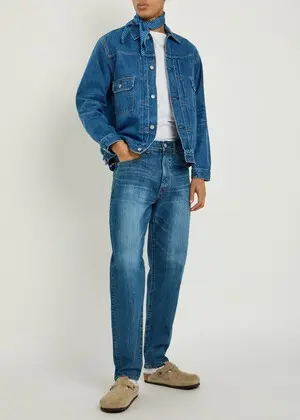 BLUE BLUE Relaxed Tapered-leg Jeans
