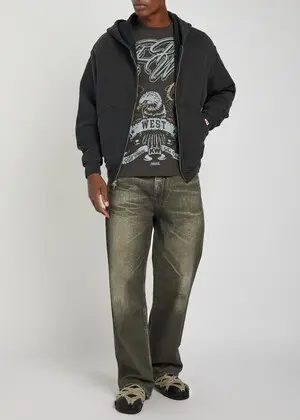 KIDWEST Eagle Atelier Printed Cotton T-shirt