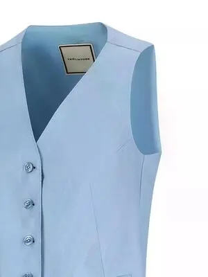 Tagliatore Buttoned Waistcoat - Blue