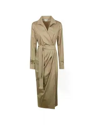 Max Mara Belted Midi Dress