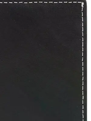 DUKE + DEXTER Contrast-stitch Leather Cardholder
