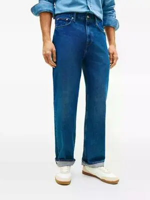 Tommy Hilfiger Logo-patch Straight-leg Jeans